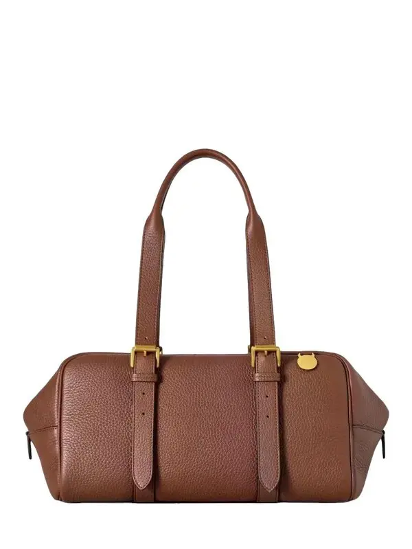 Mulberry Buckled Boston Shoulder Bag - Brown