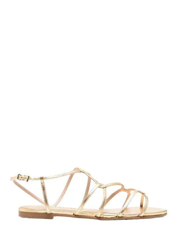 WERNER Strappy Heeled Sandals - Gold