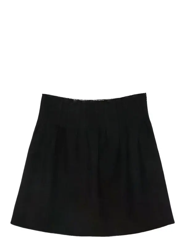 SHUSHU/TONG Pleated A-line Skirt - Blue
