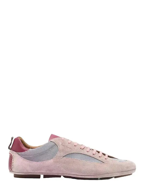 Paul Smith Suede Panelled Leather Sneakers - Pink