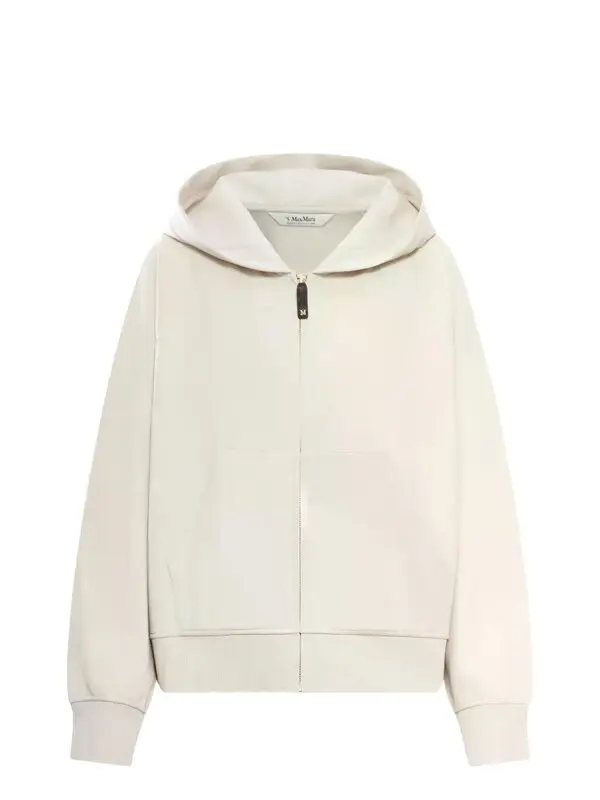 Max Mara Zip-up Hoodie - Neutrals