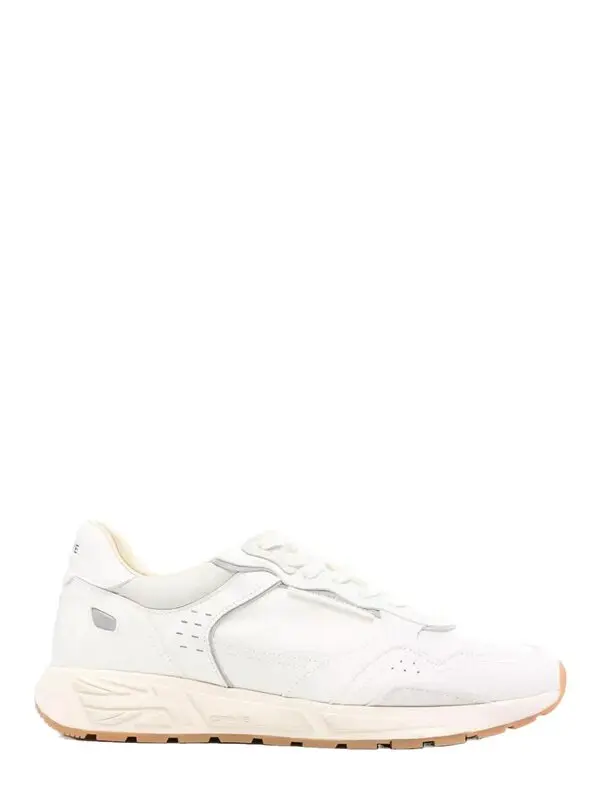 CRIME LONDON Rush Perforated Panel Sneakers - White