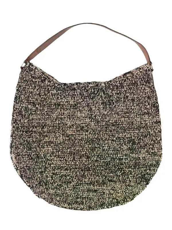 IBELIV Meva Raffia Shoulder Bag - Neutrals