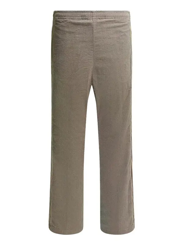 Kapital Stripe Appliqué Corduroy Trousers - Grey