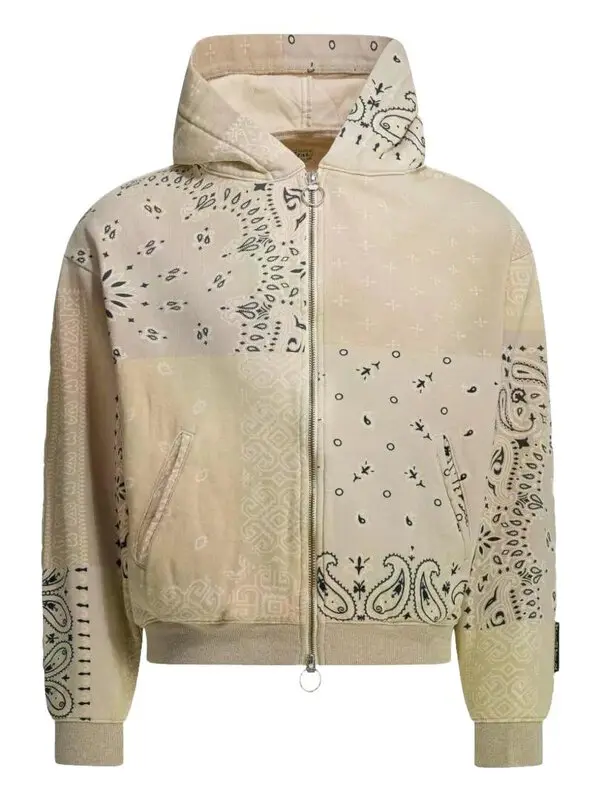 Kapital Bandana-pattern Bomber Jacket - Neutrals