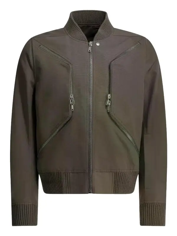 Rick Owens Zip-up Jacket - Grey