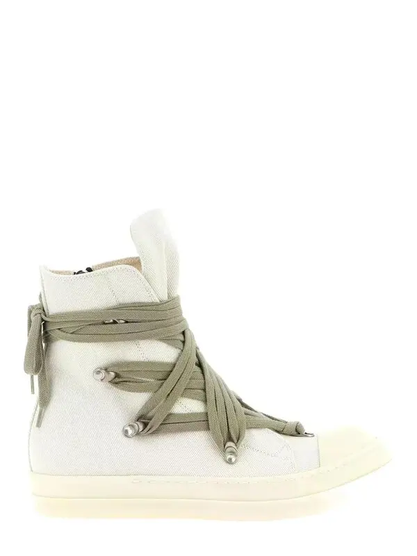 Rick Owens Megalace Sneakers - Neutrals