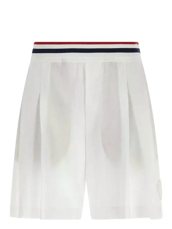 Brunello Cucinelli Elasticated-waist Shorts - White
