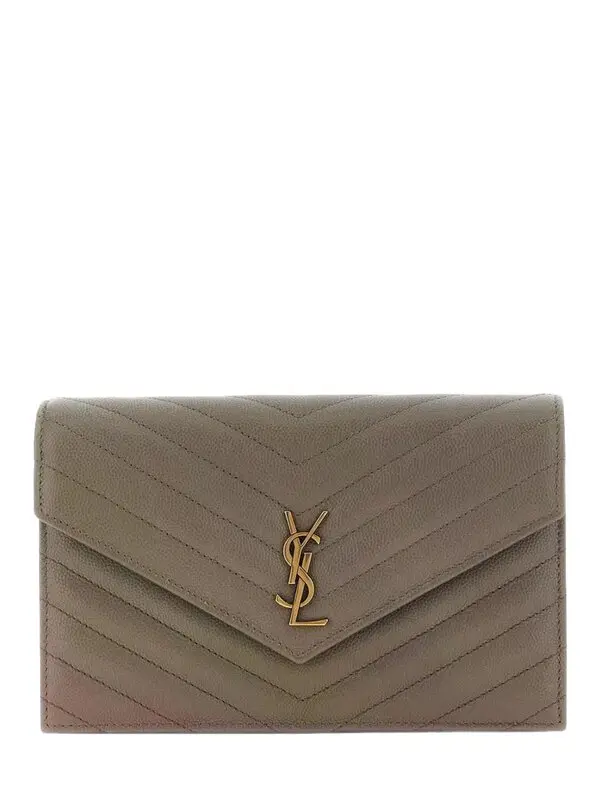 Saint Laurent Envelope Cross Body Bag - Brown