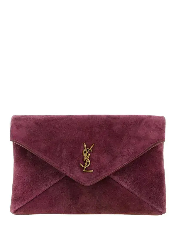 Saint Laurent Envelope Cross Body Bag - Red