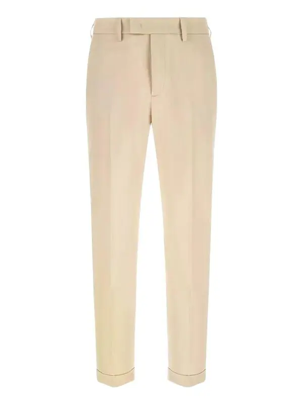 DEPARTMENT 5 Pleated Logo-patch Trousers - Neutrals