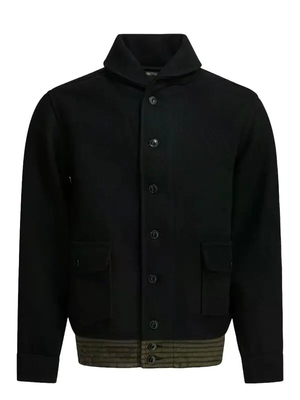 BUZZ RICKSON'S Button Flap Pocket Jacket - Black