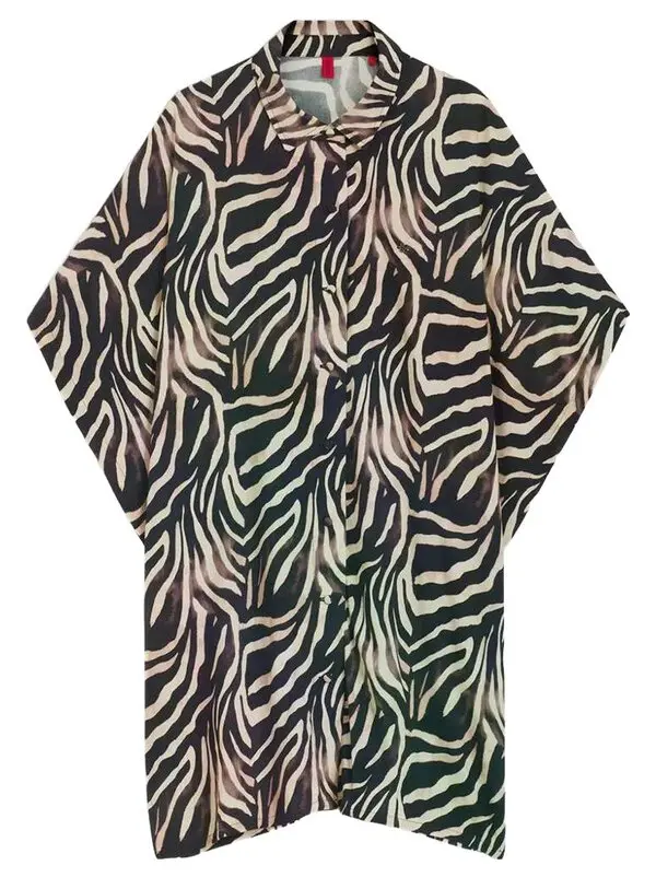 Hugo Zebra-print Mini Dress - Black