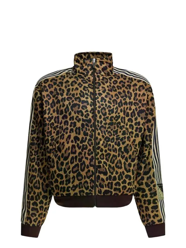 Kapital Leopard-pattern Track Jacket - Brown