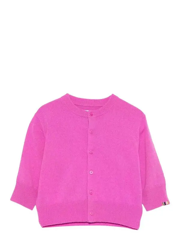 EXTREME CASHMERE X Nº414 Super Little Buttoned Cardigan - Pink