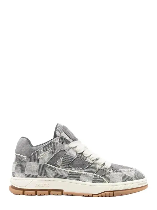 Axel Arigato Checkered Lace-up Sneakers - Grey