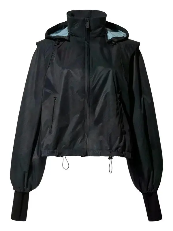 Perfect Moment Hooded Lightweight Jacket - Black