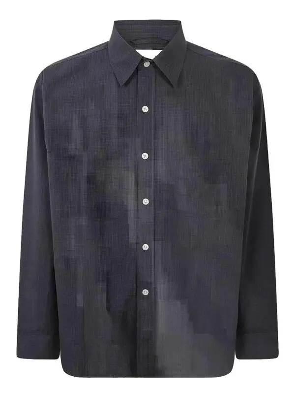 MFPEN Micro-check Pocket Shirt - Grey