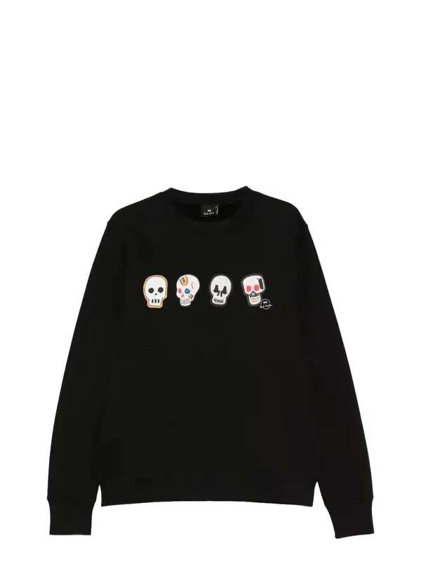 Paul Smith Skull-print Sweatshirt - Black