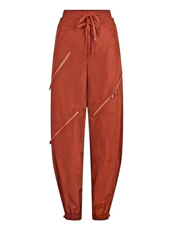 Monse Double-waistband Zipper Trousers - Orange
