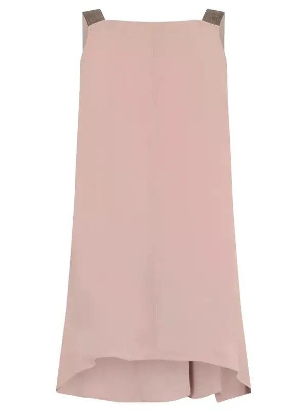 Fabiana Filippi V-neck Strap Midi Dress - Pink