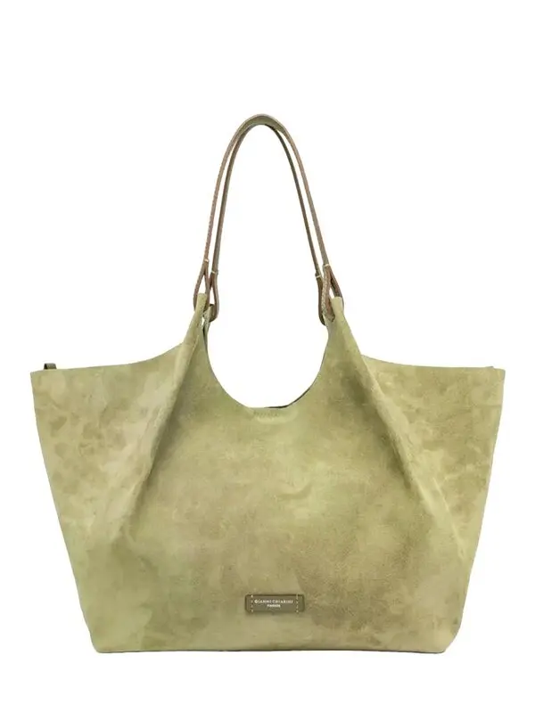 GIANNI CHIARINI Leather Shoulder Bag - Green
