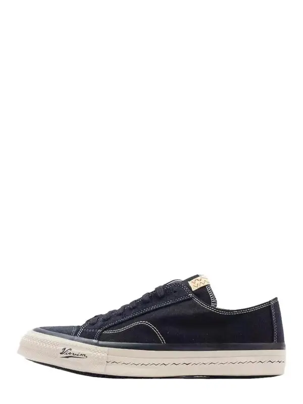 Visvim Contrast Stitch Sneakers - Black