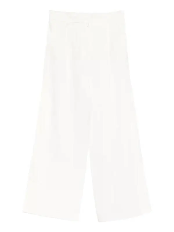 Calvin Klein Wide-leg Trousers - Neutrals