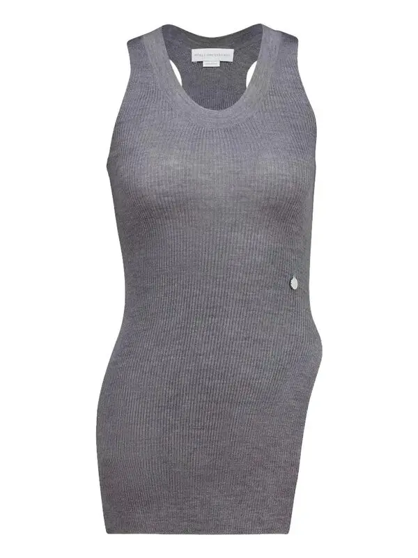 Stella McCartney Sleeveless Asymmetric Top - Grey