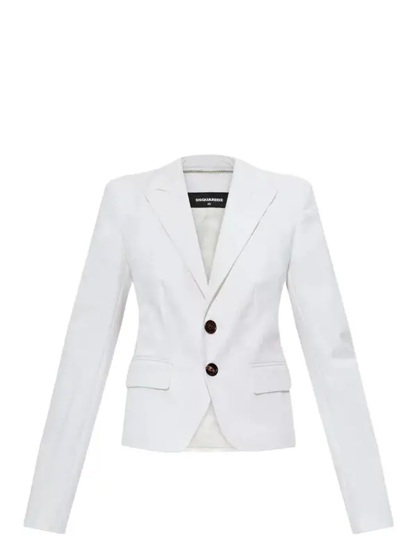 Dsquared2 Single-breasted Blazer - White
