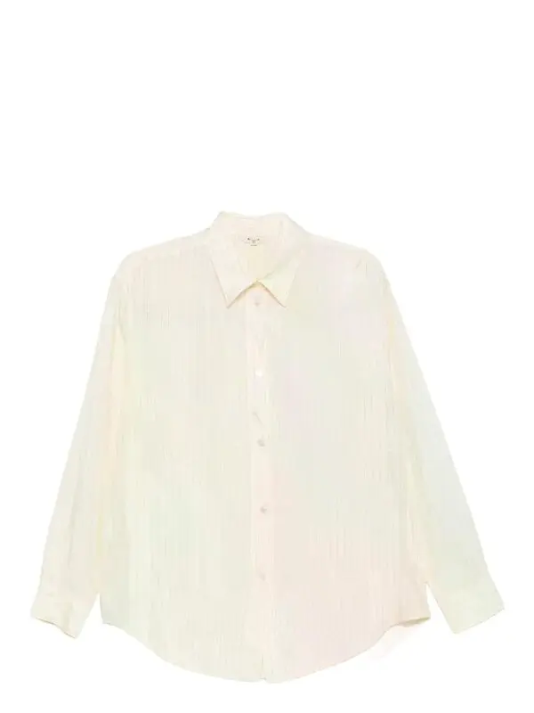 Barena Venezia Mimma Sbrissa Striped Button-down Shirt - Yellow