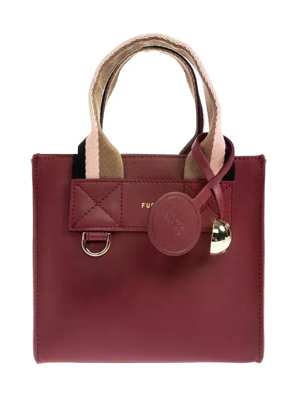 Furla Mini Divide It Leather Tote Bag - Red
