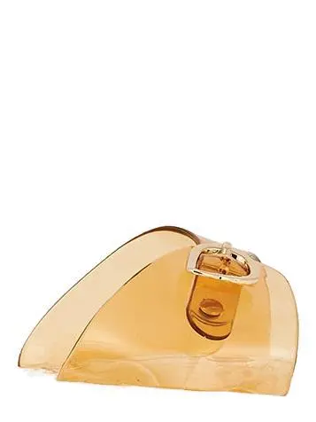 ANCIENT GREEK SANDALS Filia Jelly Slides - Caramel/clear