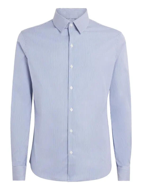 Sandro Cotton Stripe Shirt - Beige