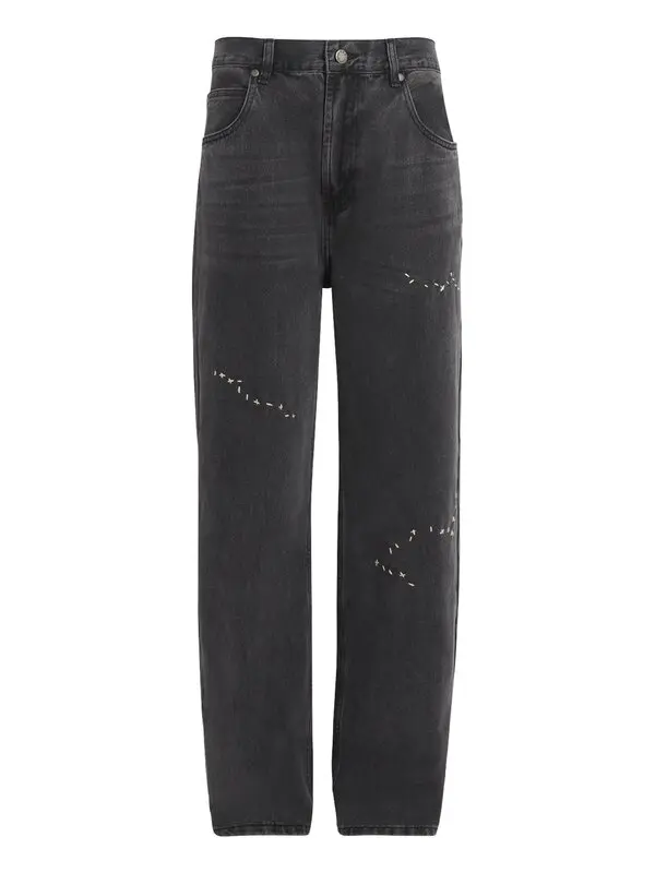 DOMREBEL Jerk Bootcut Jeans - Black