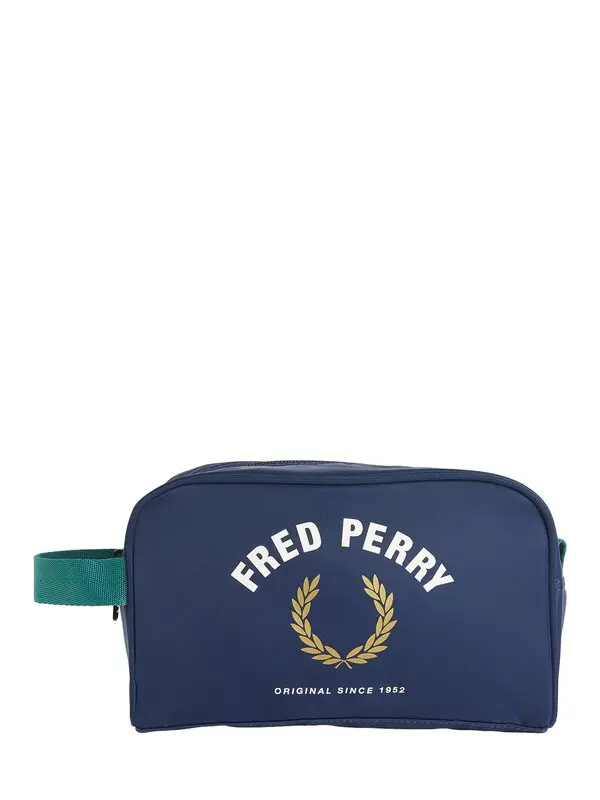 Fred Perry Logo Wash Bag - Blue