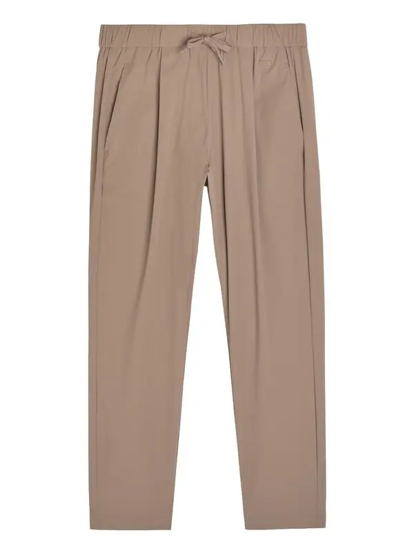 Herno Tapered-leg Stretch-shell Trousers - Taupe