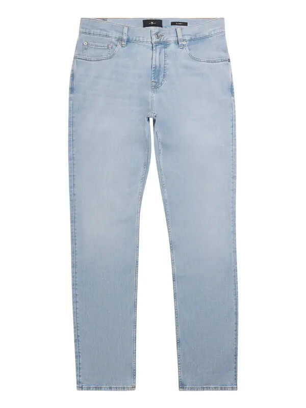 7 For All Mankind Slimmy Badge Jeans - Blue