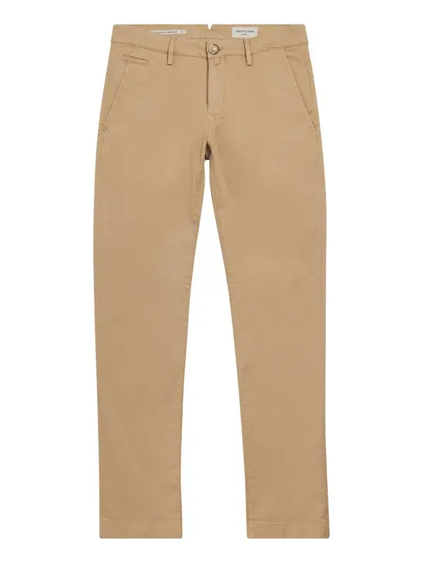 Jacob Cohen Stretch-cotton Bobby Slim Chinos - Beige