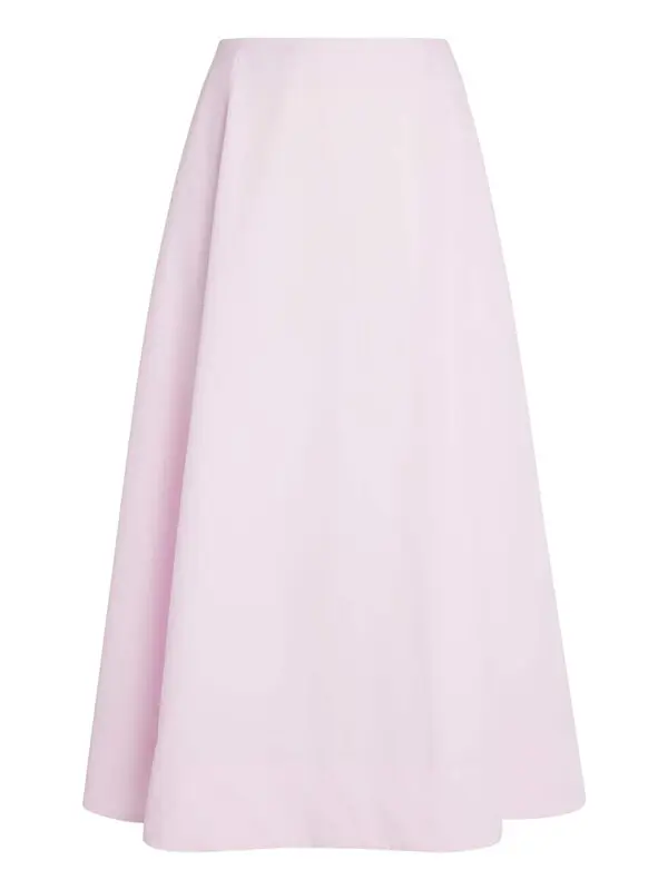 Adam Lippes Rene Midi Skirt - Pink