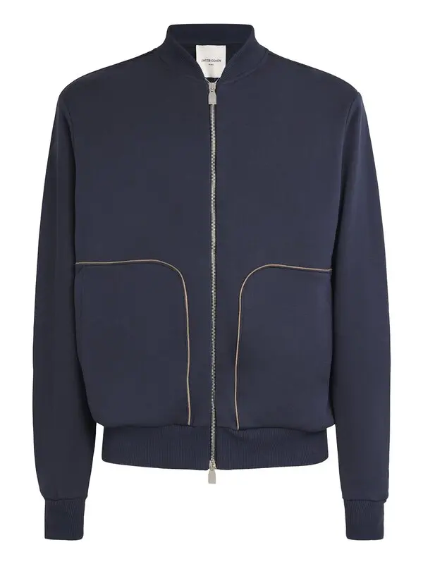 Jacob Cohen Sea Island Cotton Bomber Jacket - Navy