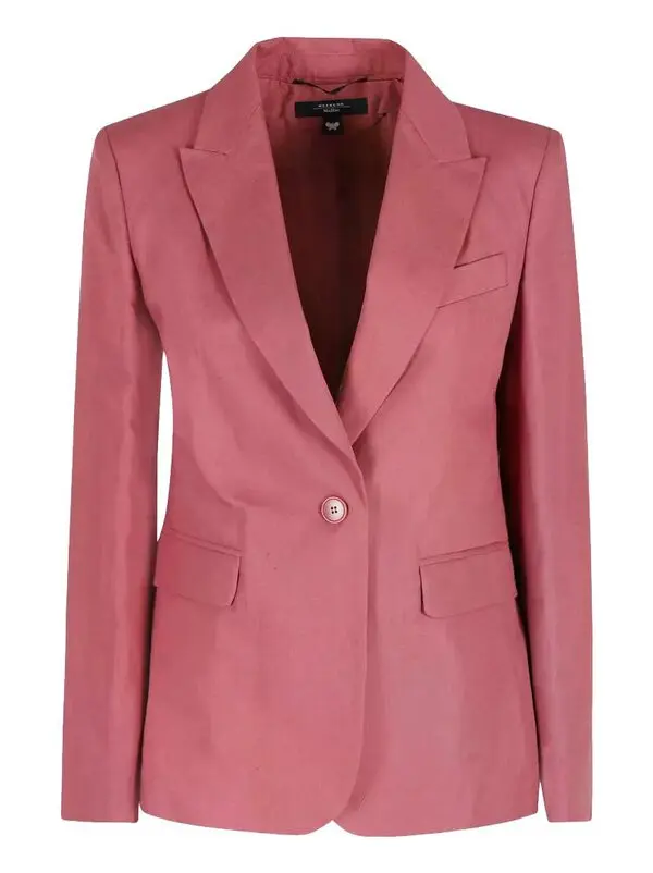 Max Mara Button-fastening Blazer - Pink