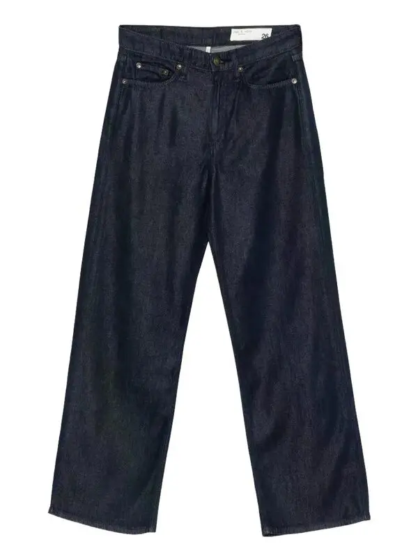 Rag & Bone Straight Trousers - Blue