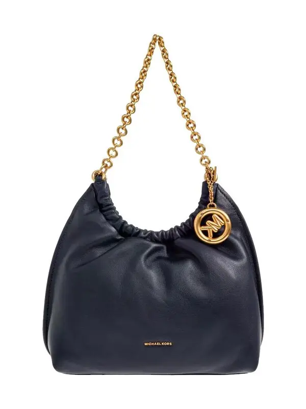 Michael Kors Leather Tote Bag - Blue