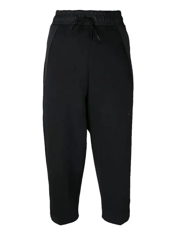 Nike Cropped Track Pants - Black