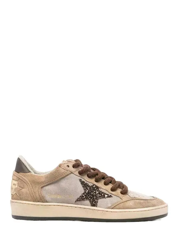GOLDEN GOOSE Ball Star Suede Sneakers - Neutrals