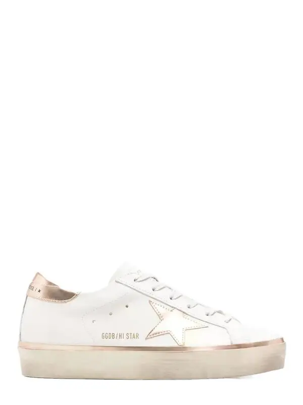GOLDEN GOOSE Star Leather Sneakers - White