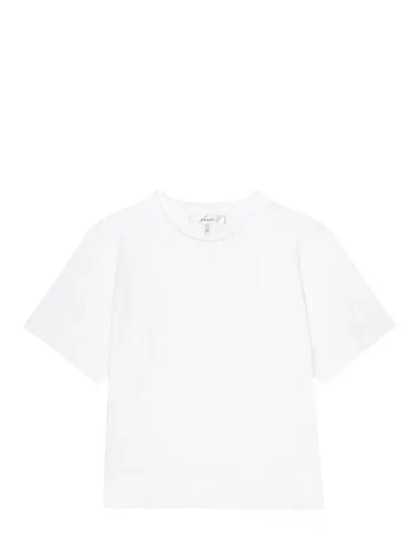 FRAME Crew-neck T-shirt - White