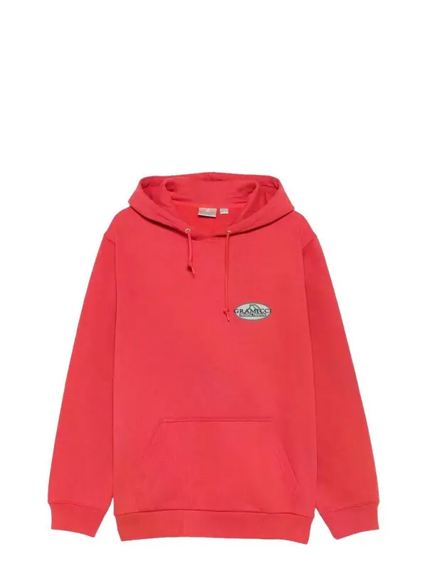 Gramicci Hooded Sweatshirt With Logo - Red