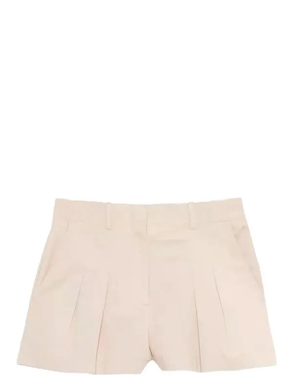 Lacoste Pleated Tailored Shorts - Neutrals